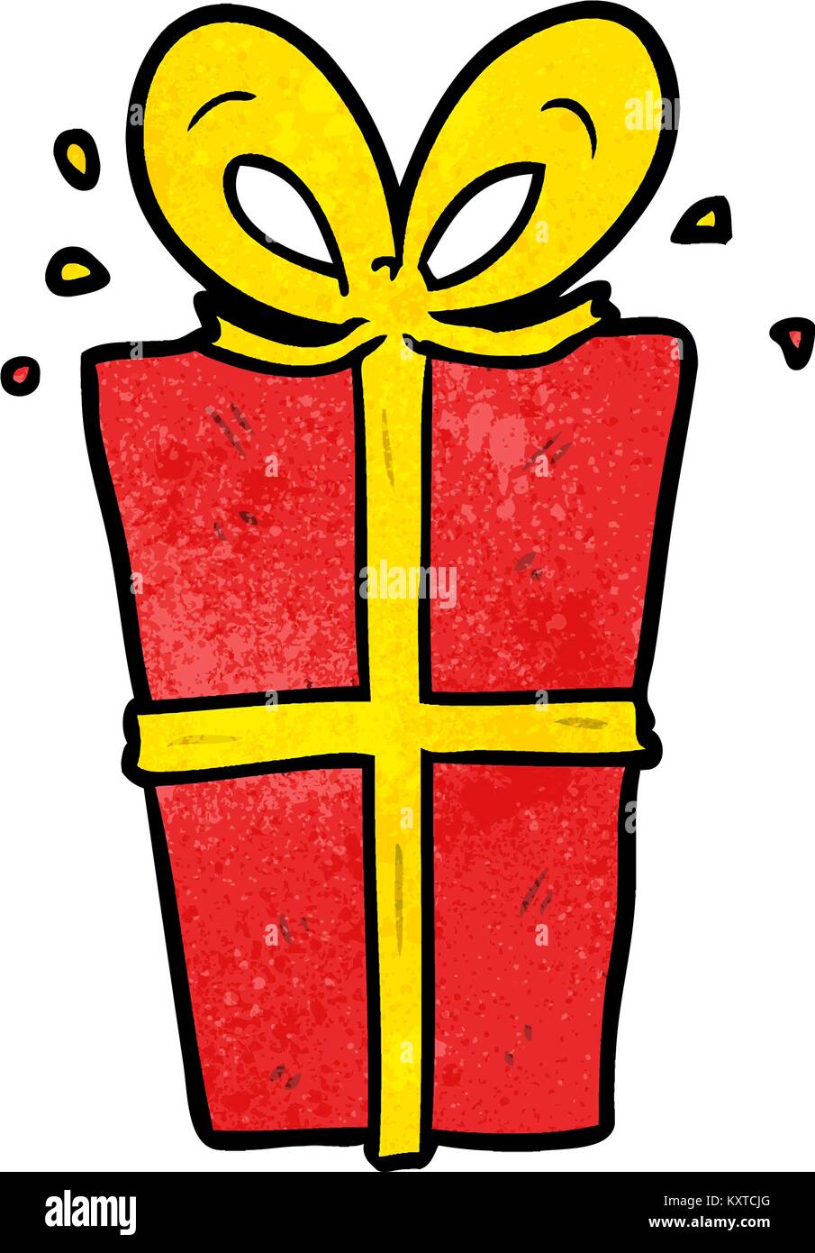 cartoon wrapped gift Stock Vector Image & Art - Alamy