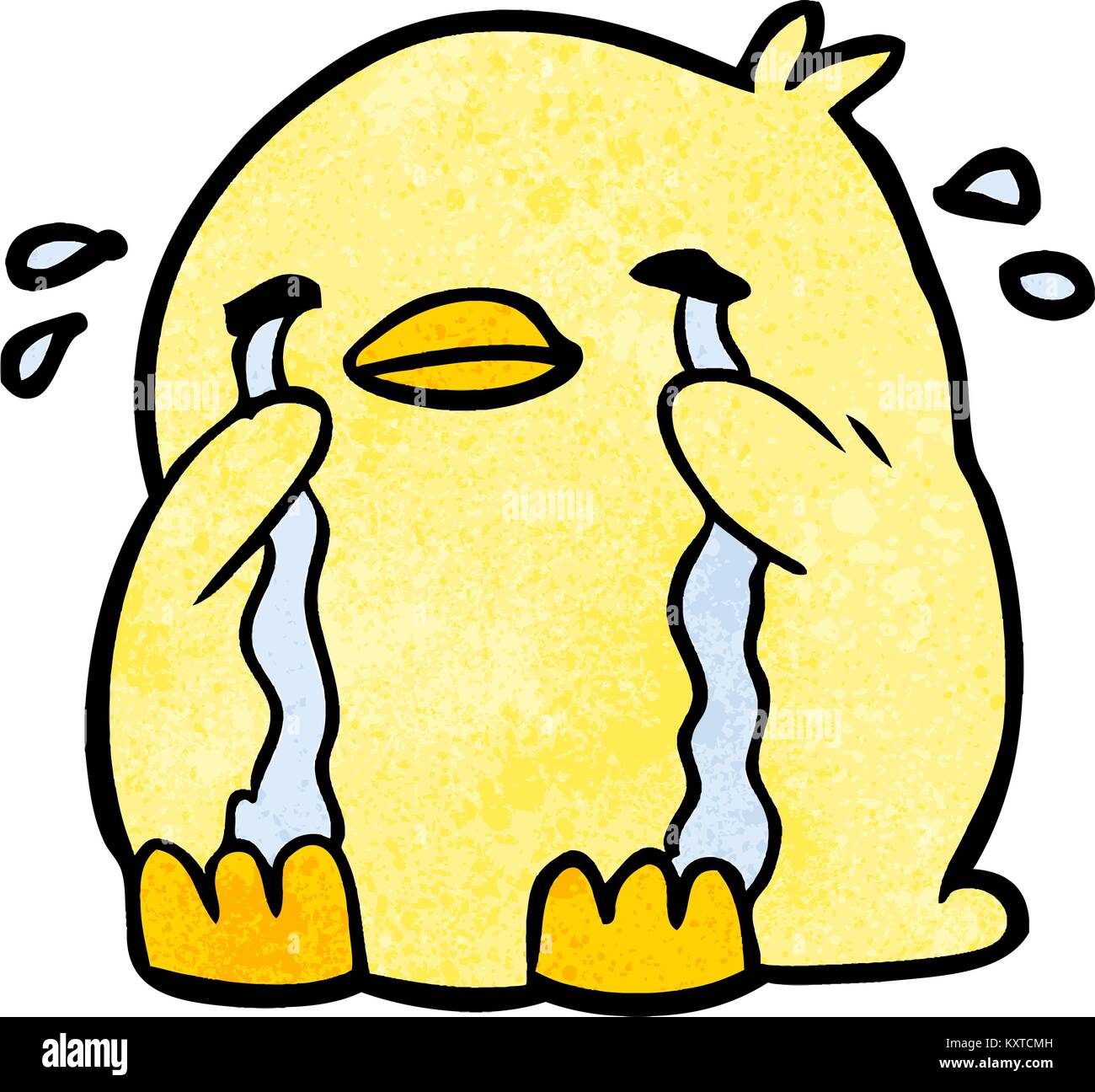 cartoon crying bird Stock Vector Image & Art - Alamy