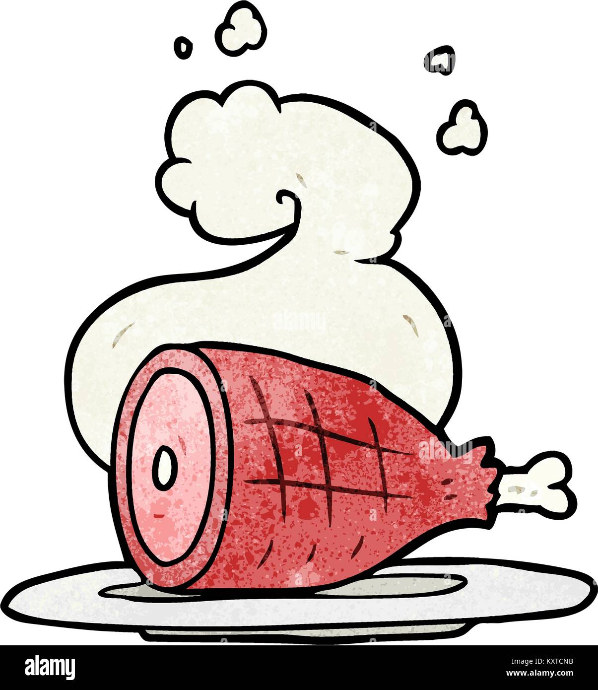 cartoon cooked meat Stock Vector Image & Art - Alamy