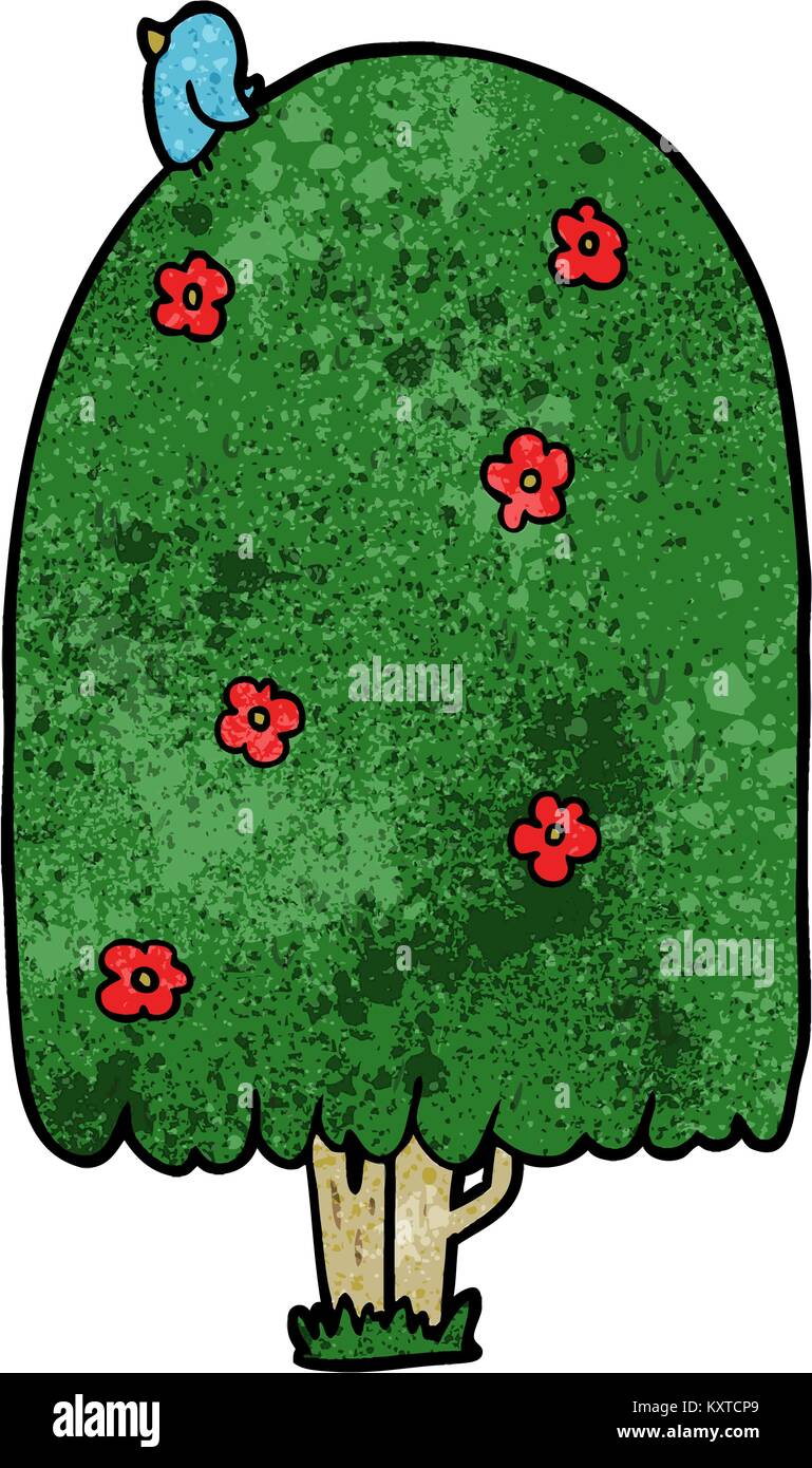 cartoon tall tree Stock Vector Image & Art - Alamy