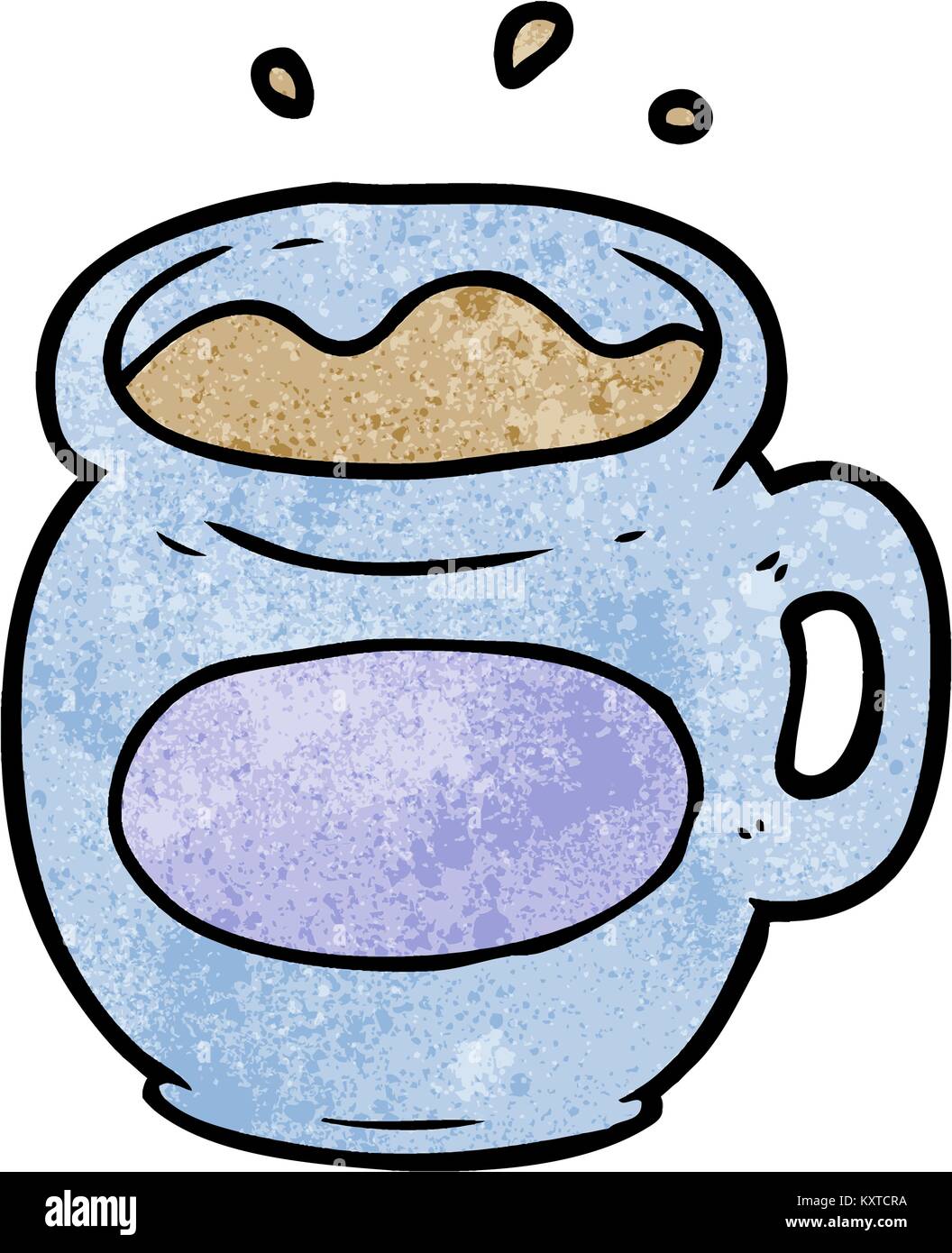 cartoon mug of coffee Stock Vector Image & Art - Alamy