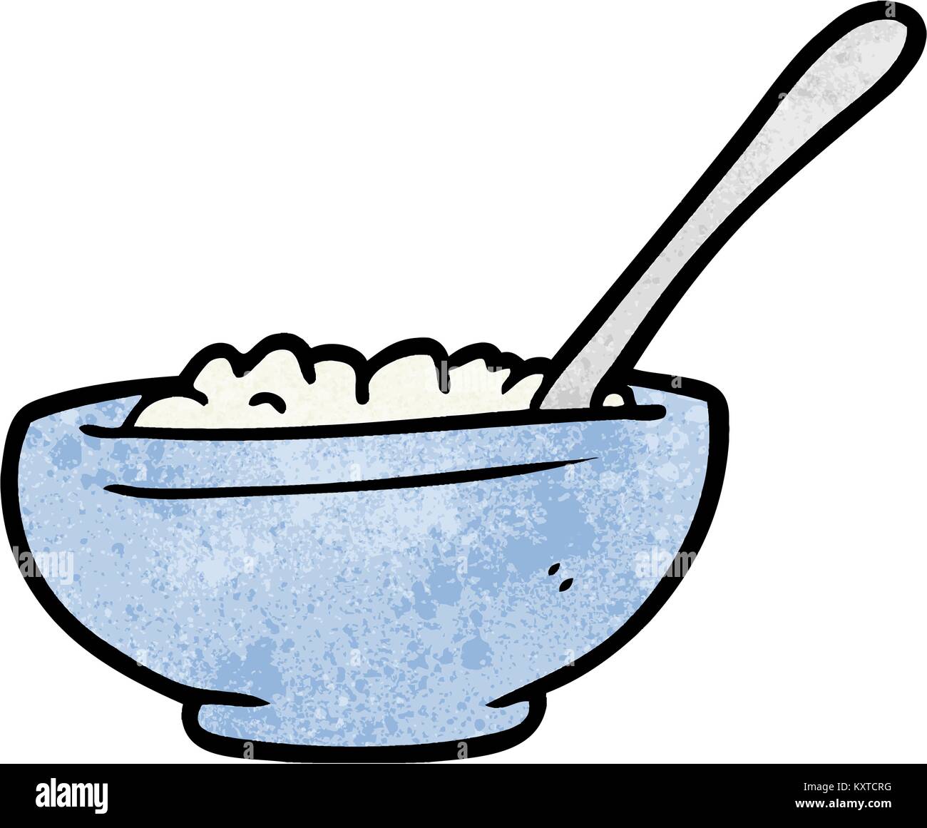 cartoon bowl of rice Stock Vector Image & Art - Alamy