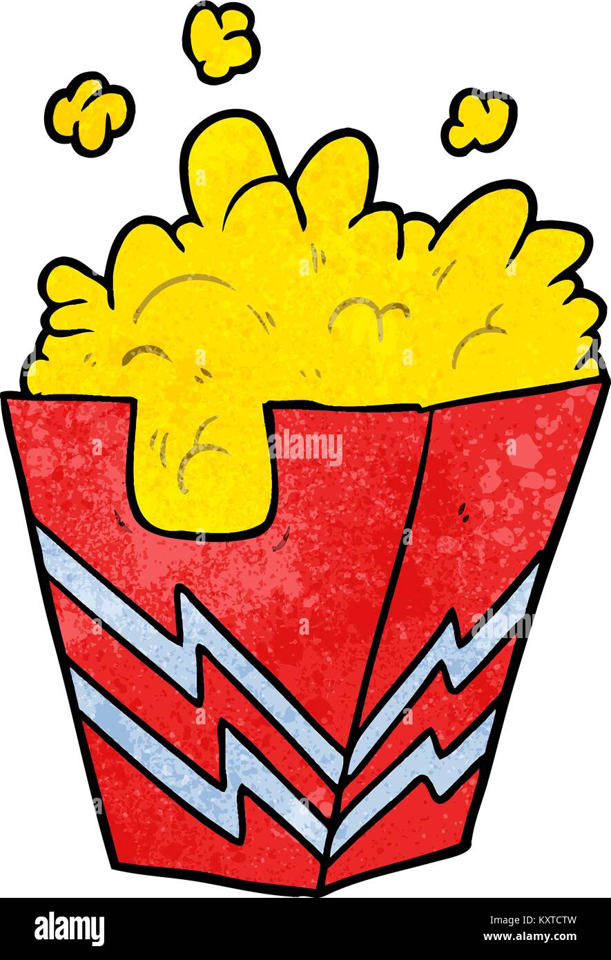 cartoon box of popcorn Stock Vector Image & Art - Alamy