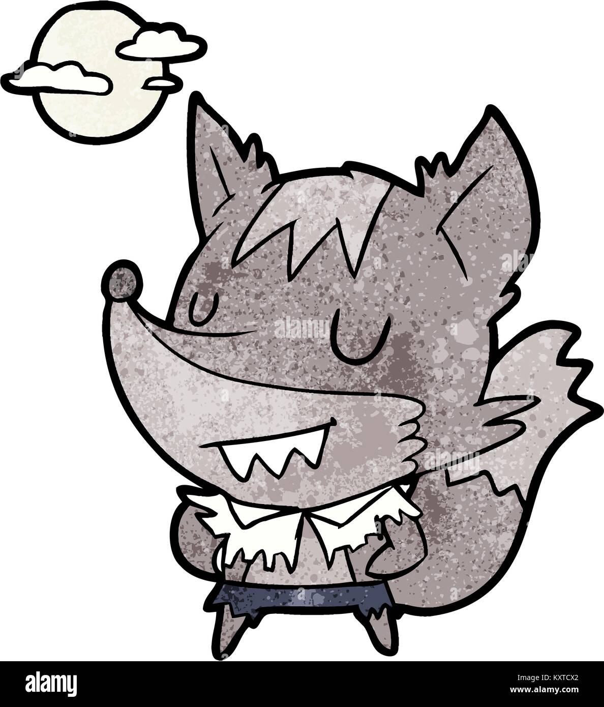 cartoon halloween werewolf Stock Vector Image & Art - Alamy