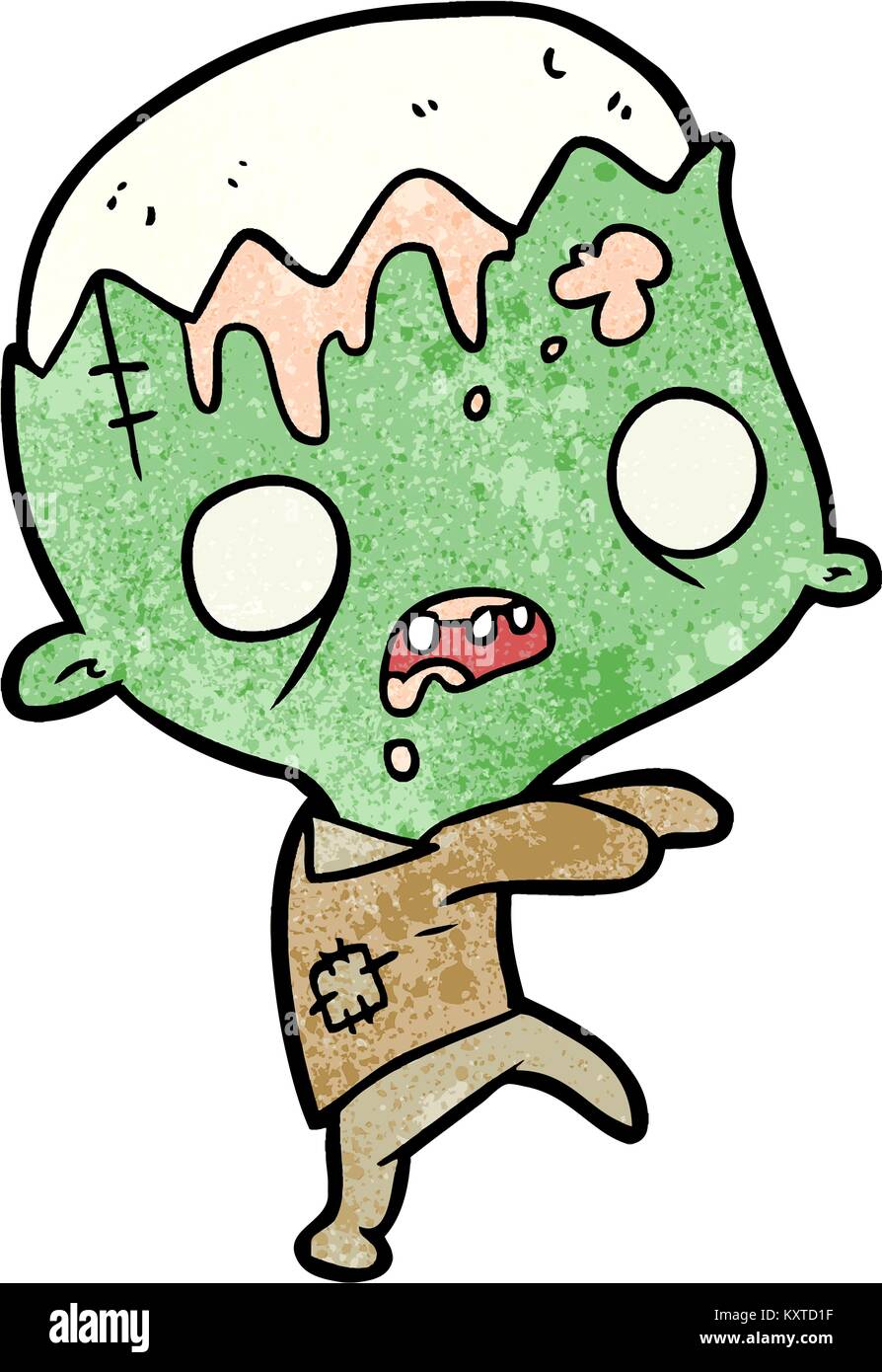 cute cartoon zombie Stock Vector Image & Art - Alamy