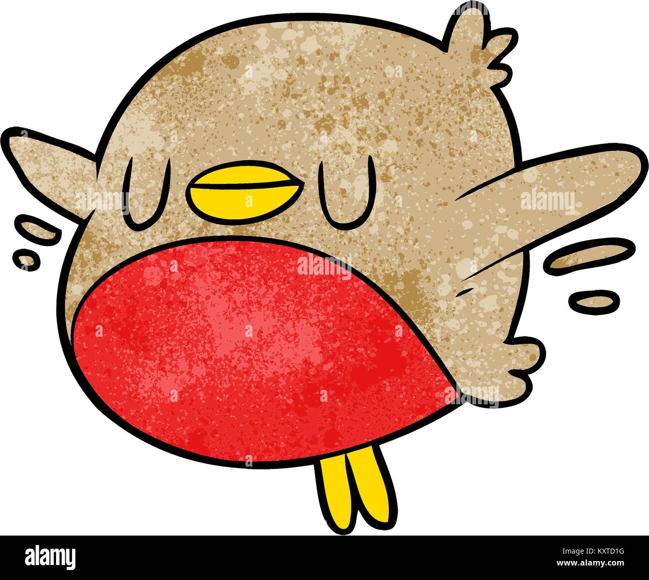 cute cartoon christmas robin Stock Vector Image & Art - Alamy
