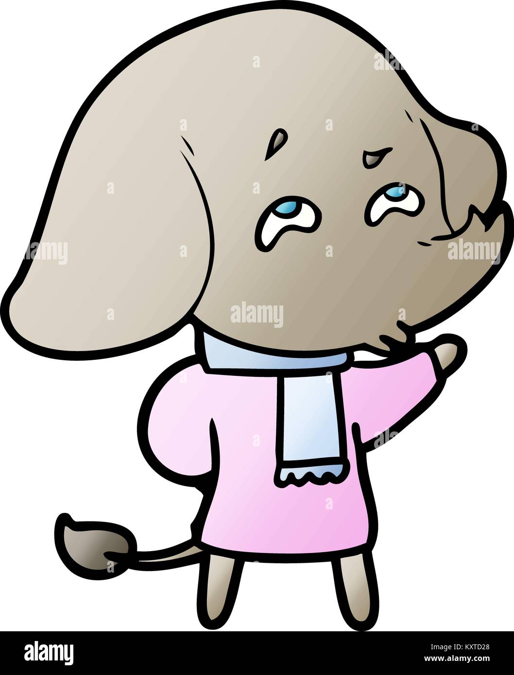 cartoon elephant remembering Stock Vector Image & Art - Alamy