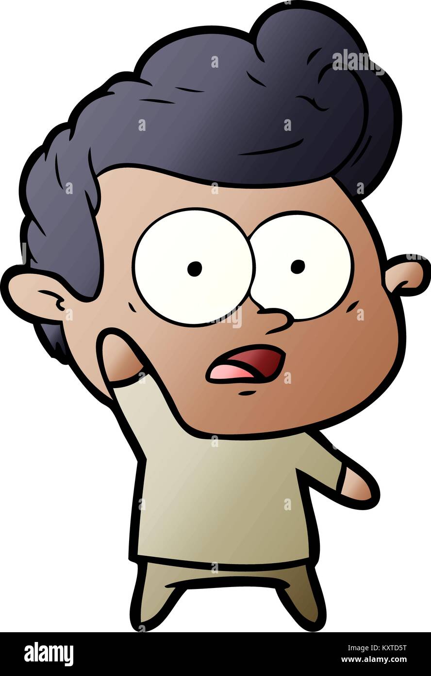 cartoon man asking question Stock Vector Image & Art - Alamy