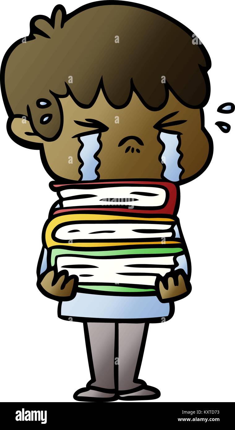 cartoon boy crying Stock Vector Image & Art - Alamy