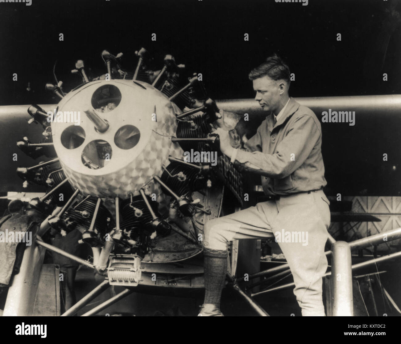 Charles A. Lindbergh aviator and American hero. In the early morning of ...