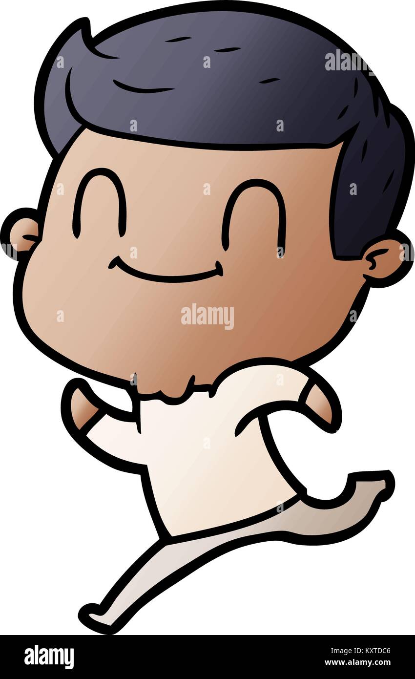 cartoon friendly man Stock Vector Image & Art - Alamy