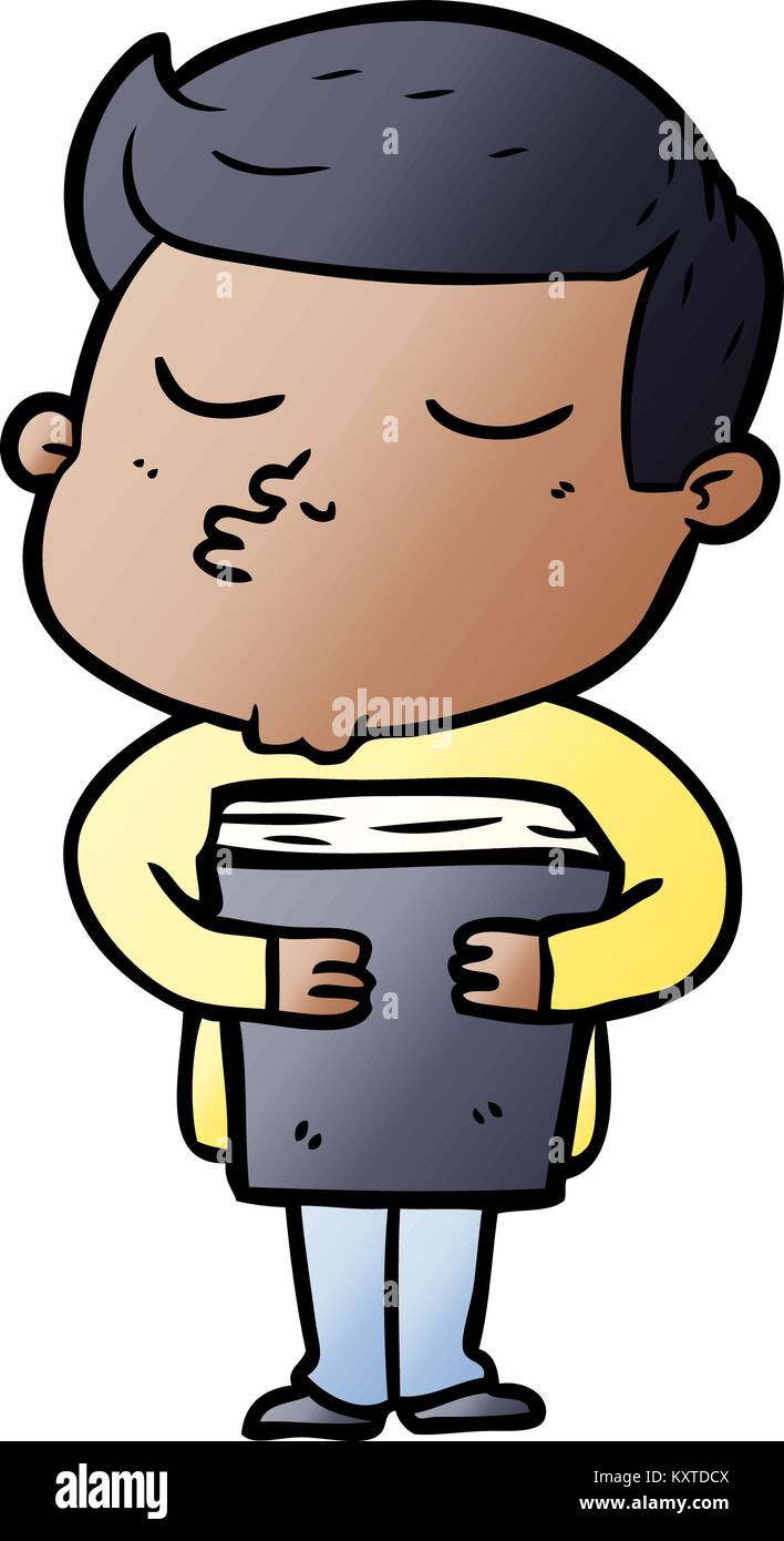 cartoon model guy pouting Stock Vector Image & Art - Alamy