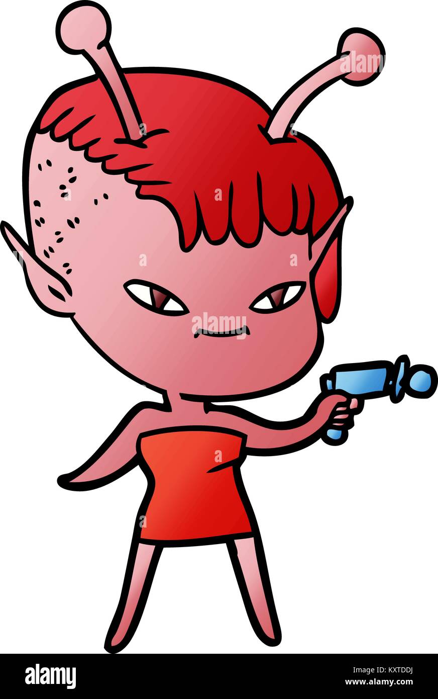 Girl Alien Cartoon Characters