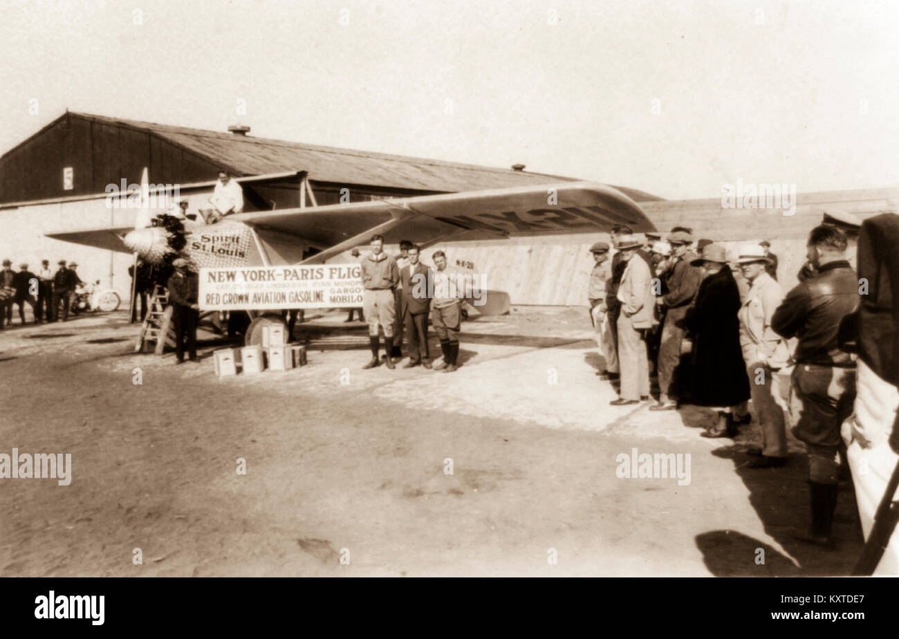 Charles A. Lindbergh aviator and American hero. In the early morning of ...