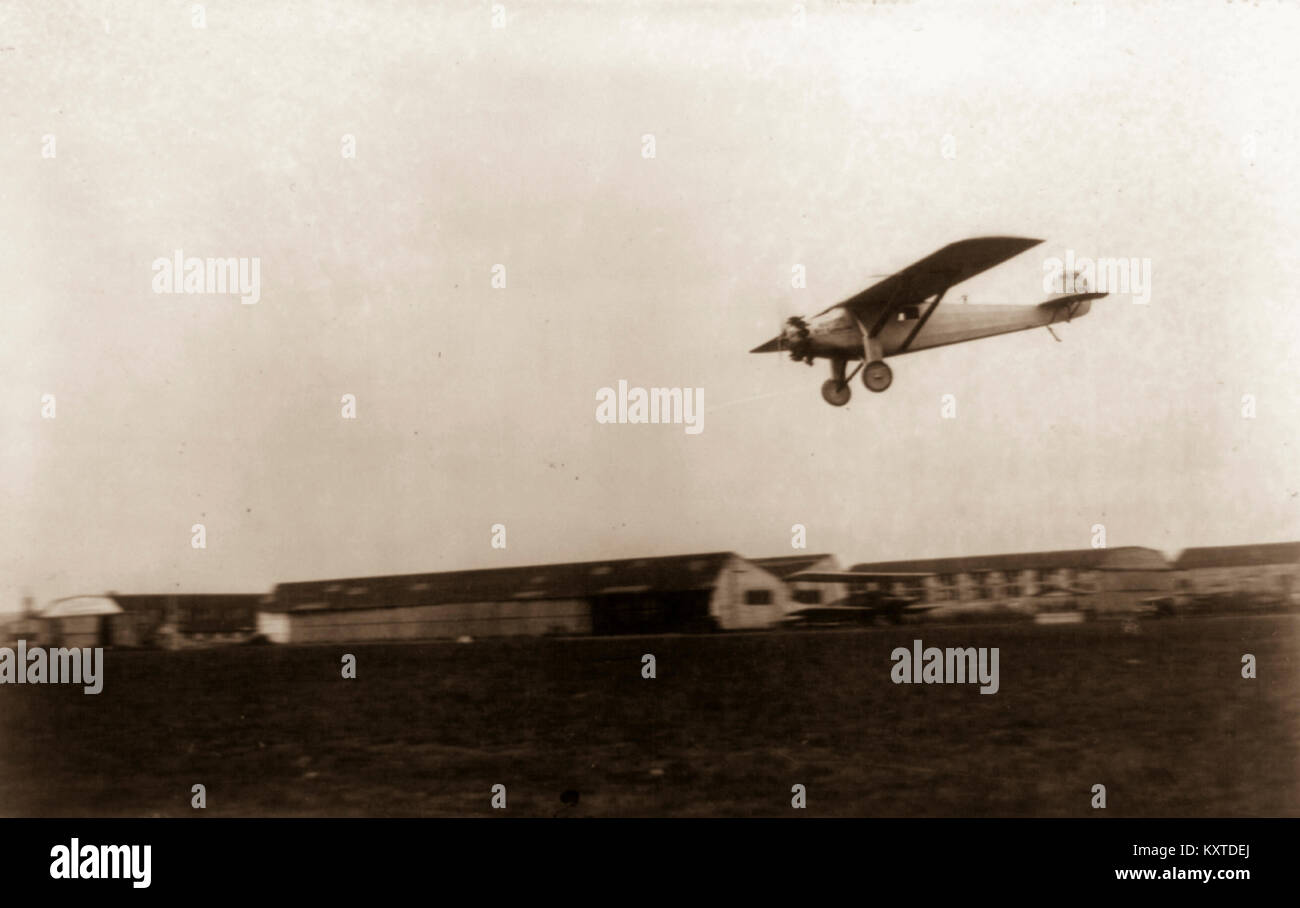 Charles A. Lindbergh aviator and American hero. In the early morning of ...