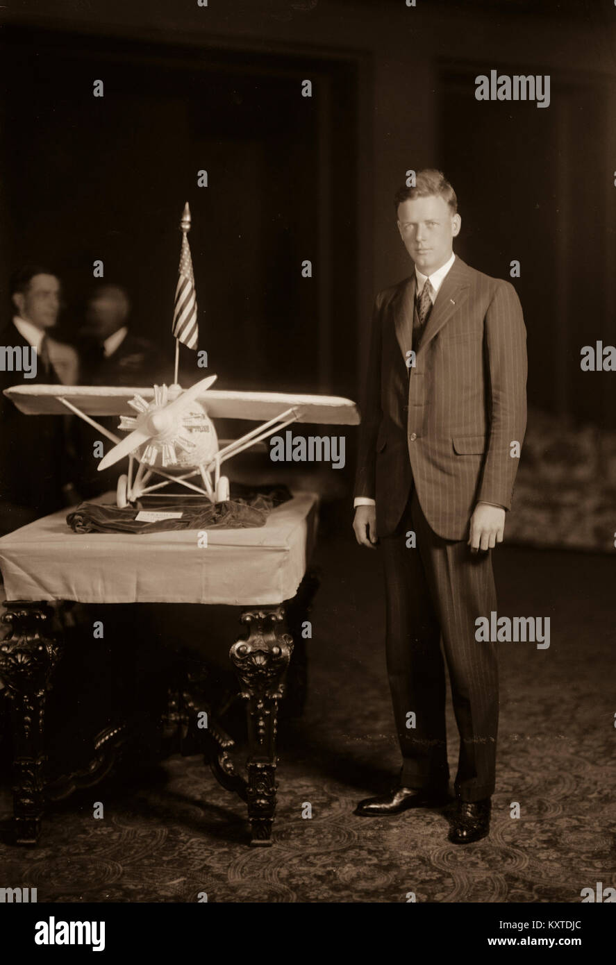 Charles A. Lindbergh aviator and American hero. In the early morning of ...