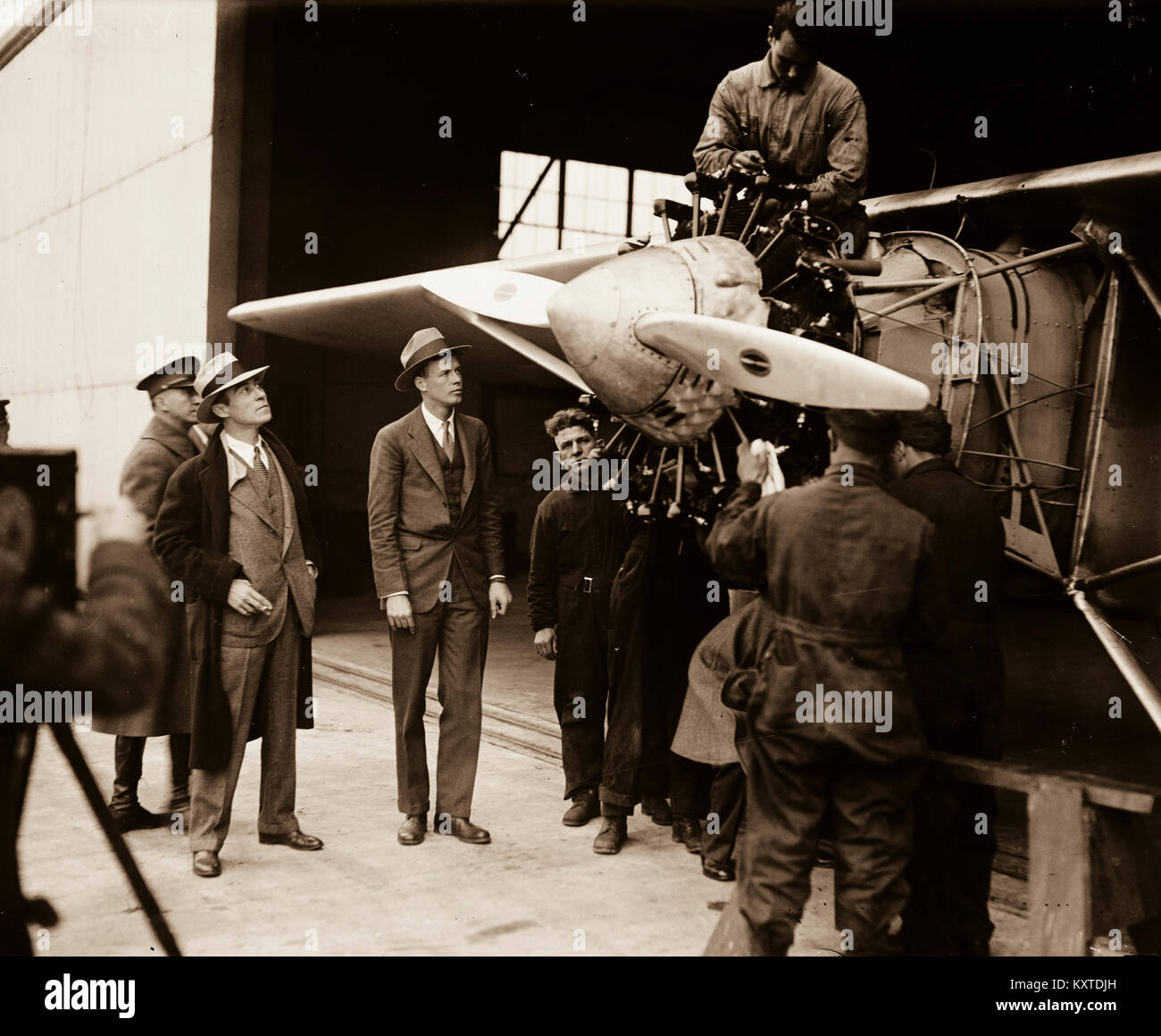 Charles A. Lindbergh aviator and American hero. In the early morning of ...