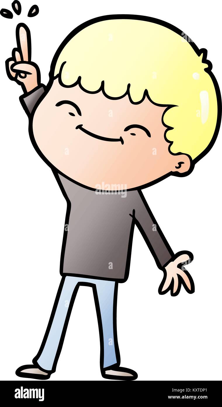 cartoon happy boy Stock Vector Image & Art - Alamy