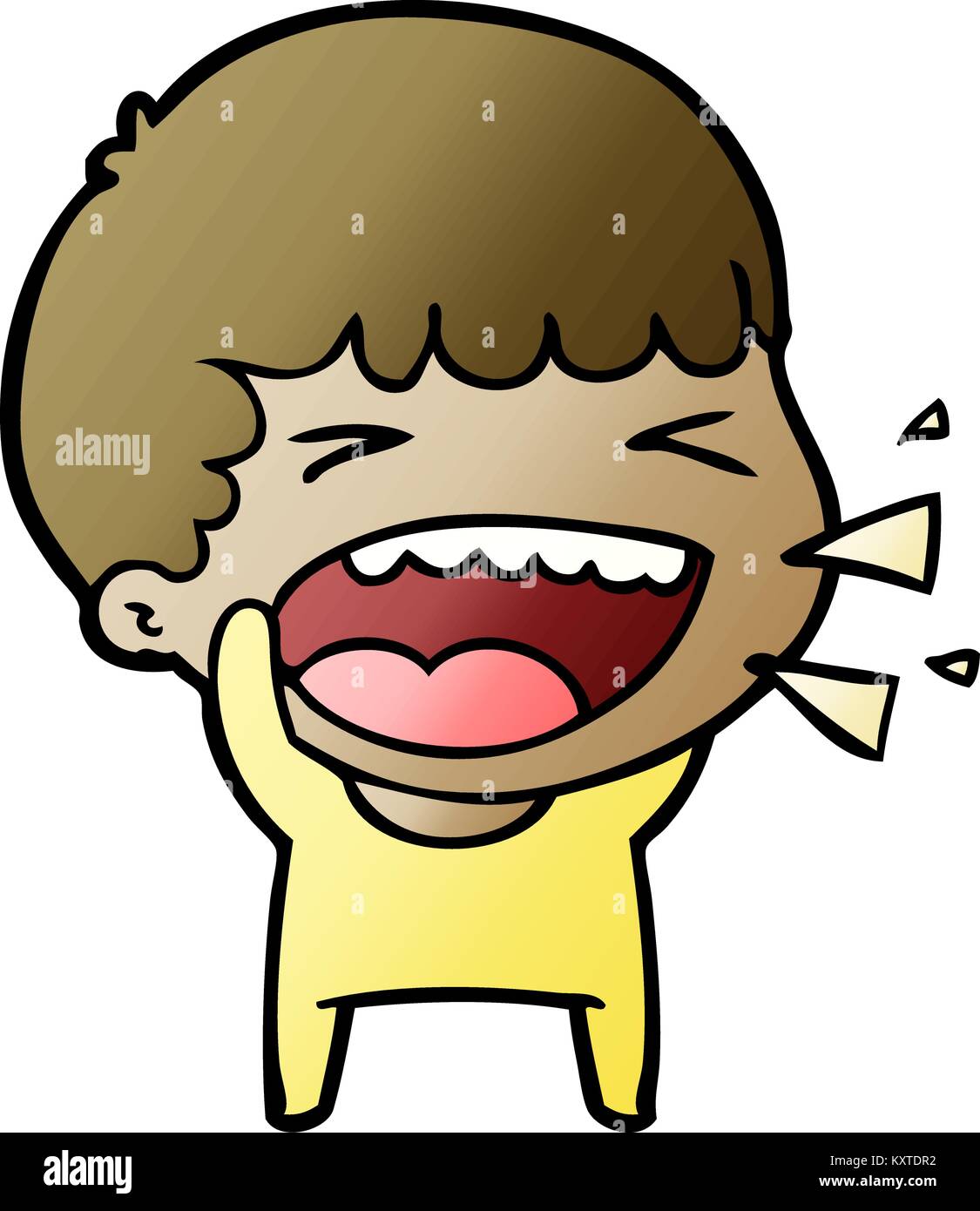 cartoon laughing man Stock Vector Image & Art - Alamy