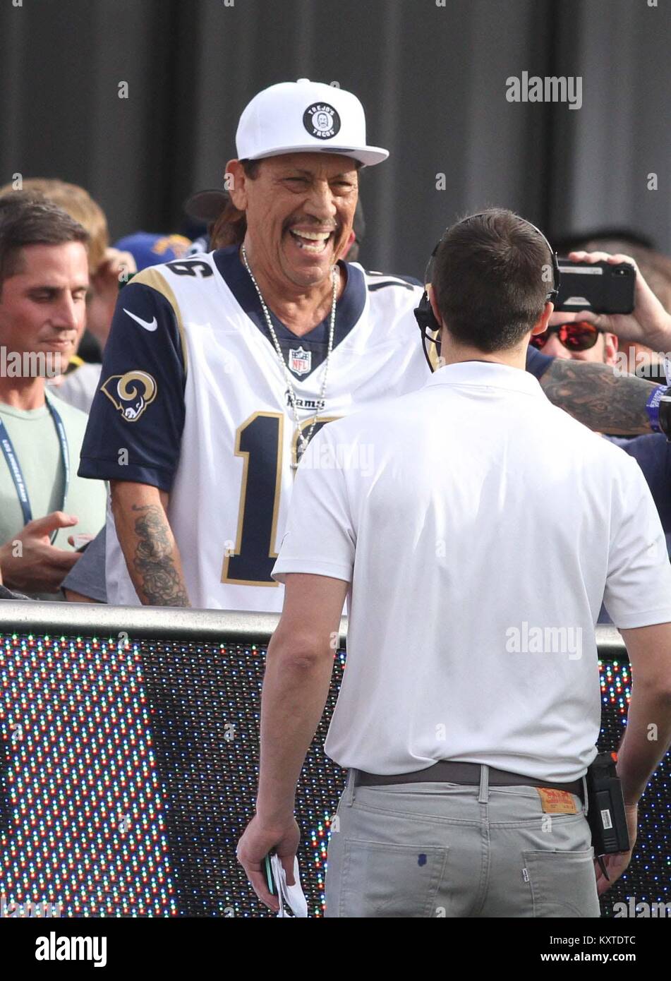 Sunday December 10, 2017; Celebs out at the Rams game. The Philadelphia ...