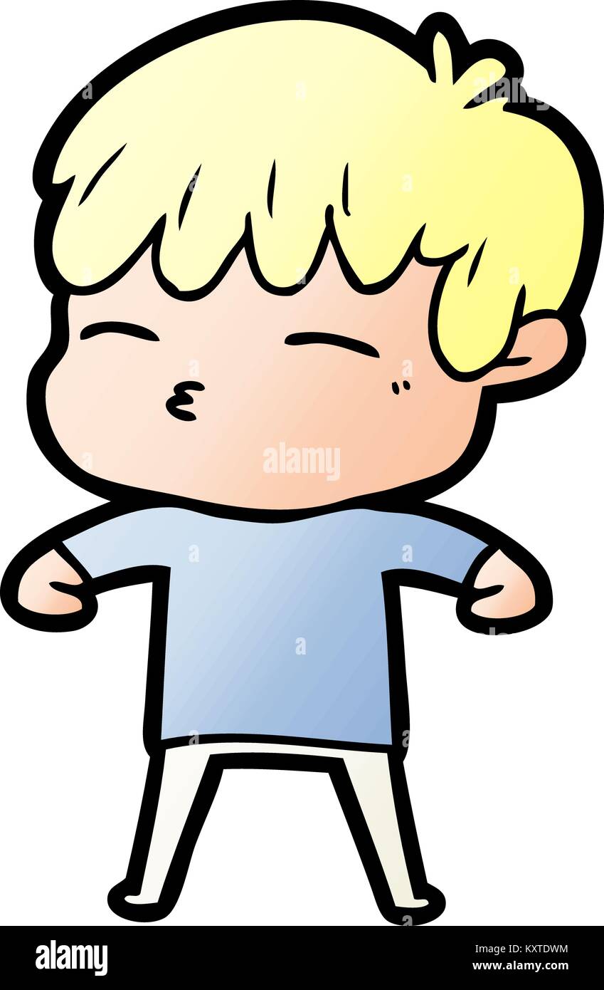 cartoon frustrated man Stock Vector Image & Art - Alamy