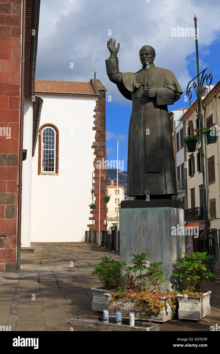 Cathedral, Funchal City, Madeira Island, Portugal, Europe Stock Photo ...