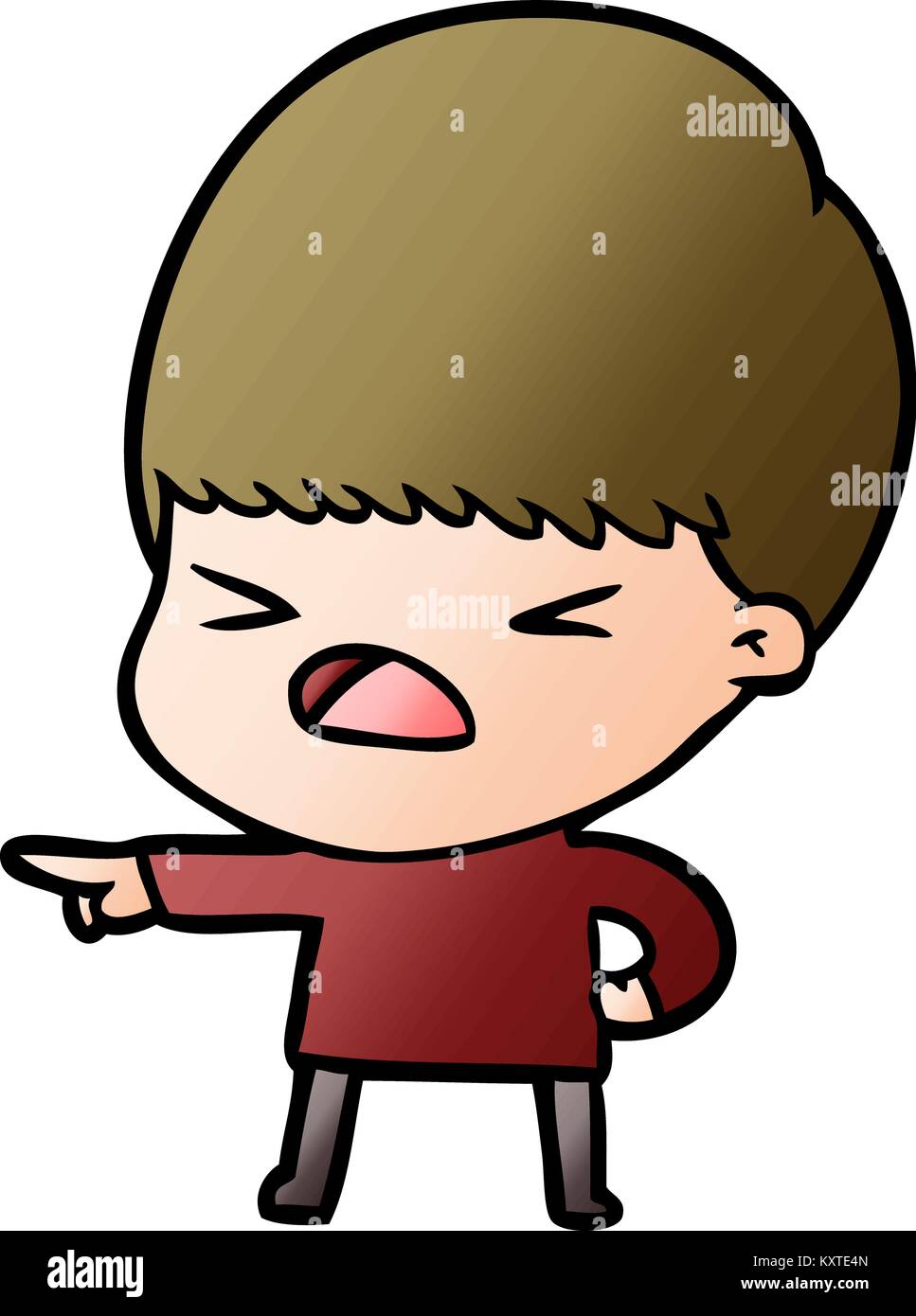 cartoon stressed man Stock Vector Image & Art - Alamy