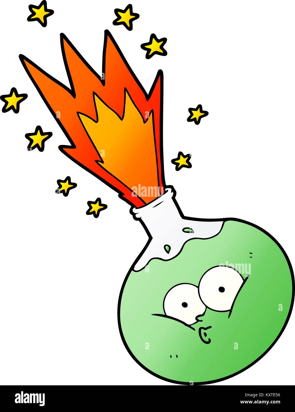 Exploding glass bottle Stock Vector Images - Alamy