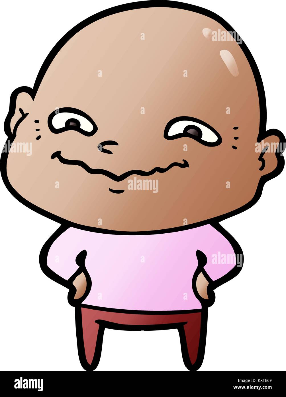 cartoon creepy guy Stock Vector Image & Art - Alamy