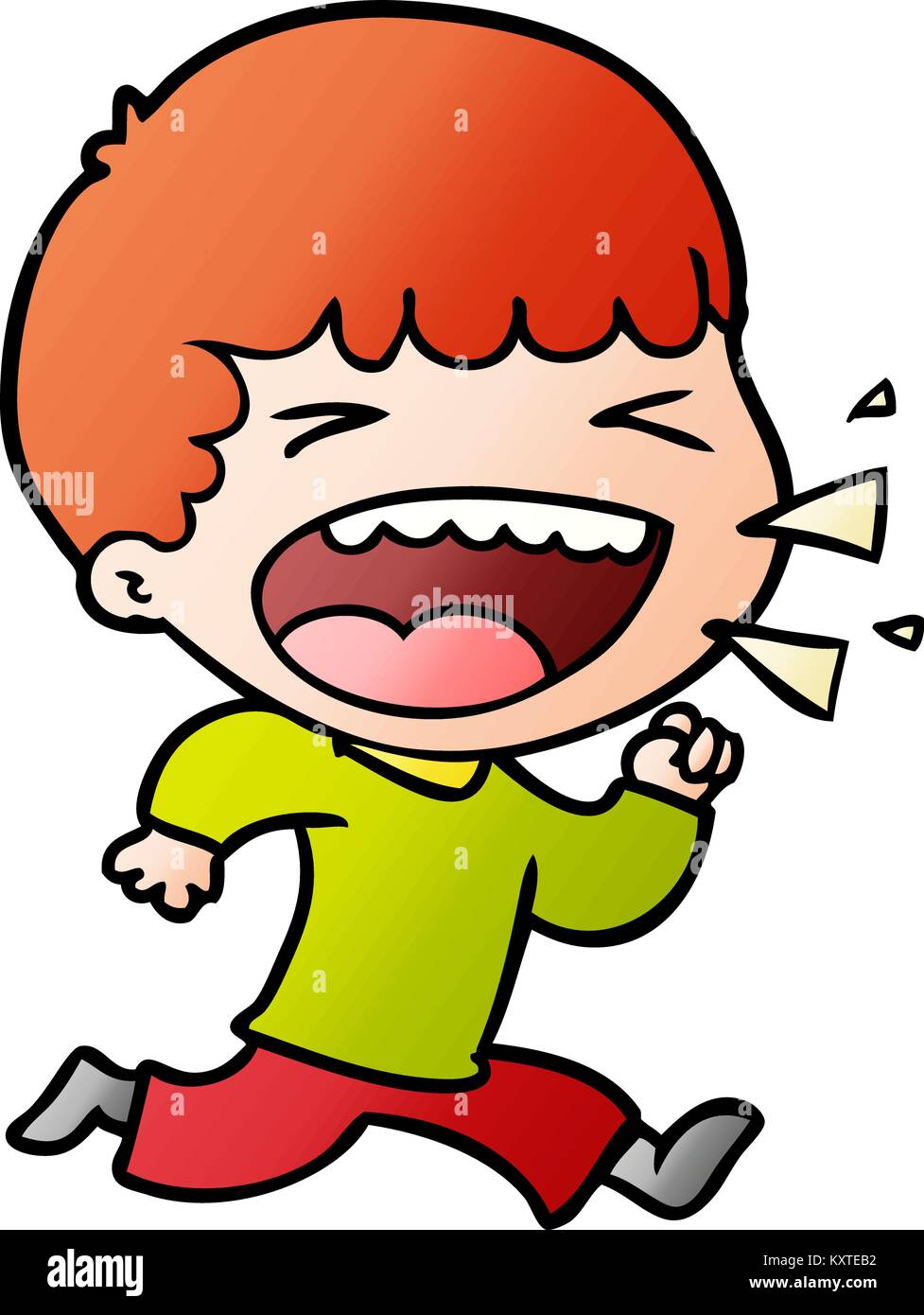 cartoon laughing man Stock Vector Image & Art - Alamy
