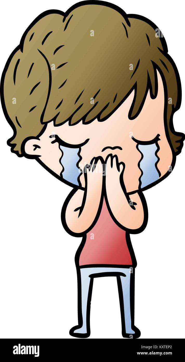 cartoon woman crying Stock Vector Image & Art - Alamy