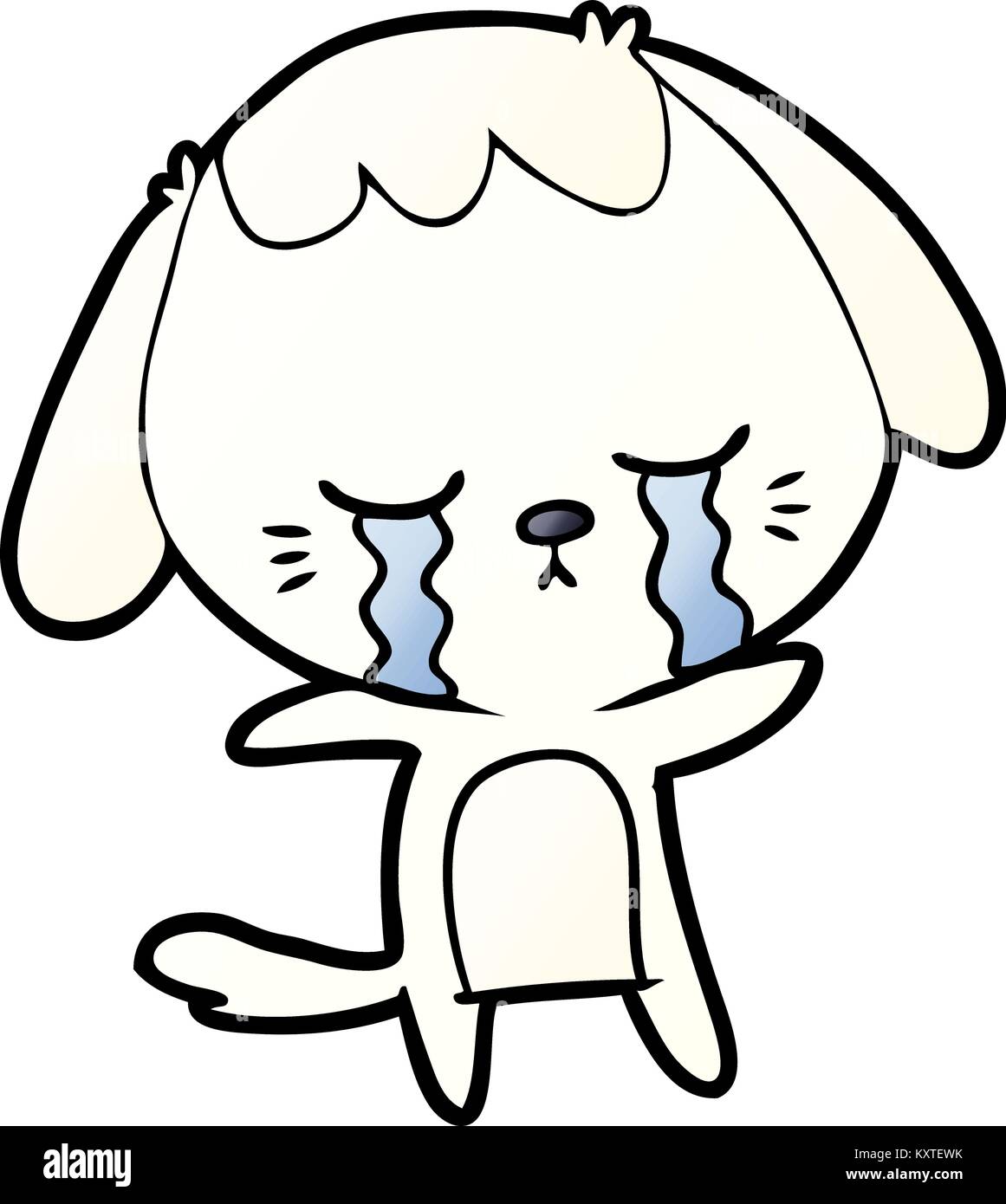 cartoon crying dog Stock Vector Image & Art - Alamy