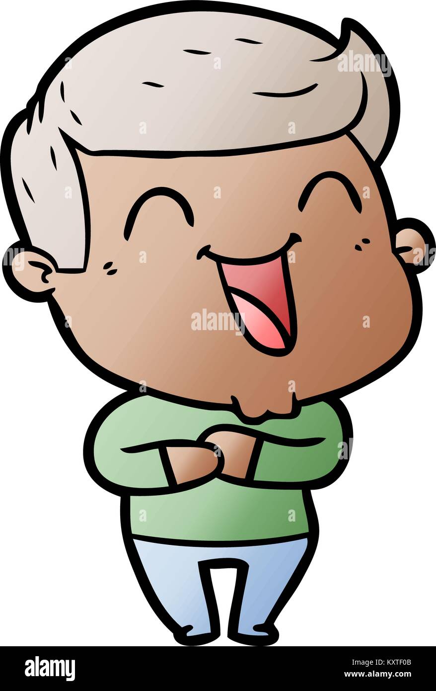 cartoon man laughing Stock Vector Image & Art - Alamy