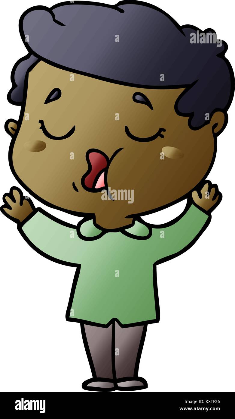 cartoon man talking Stock Vector Image & Art - Alamy