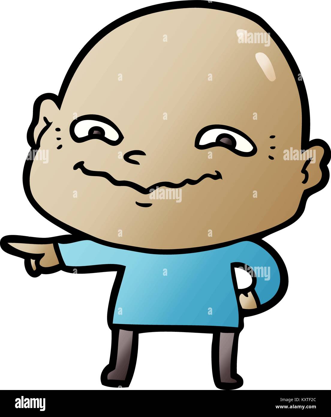 cartoon creepy guy Stock Vector Image & Art - Alamy