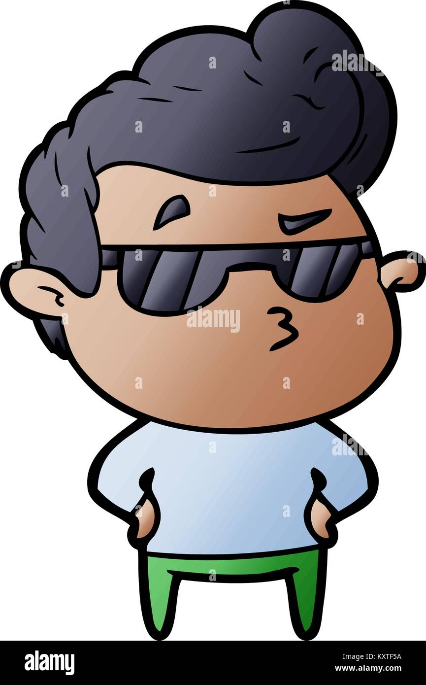 cartoon cool guy Stock Vector Image & Art - Alamy