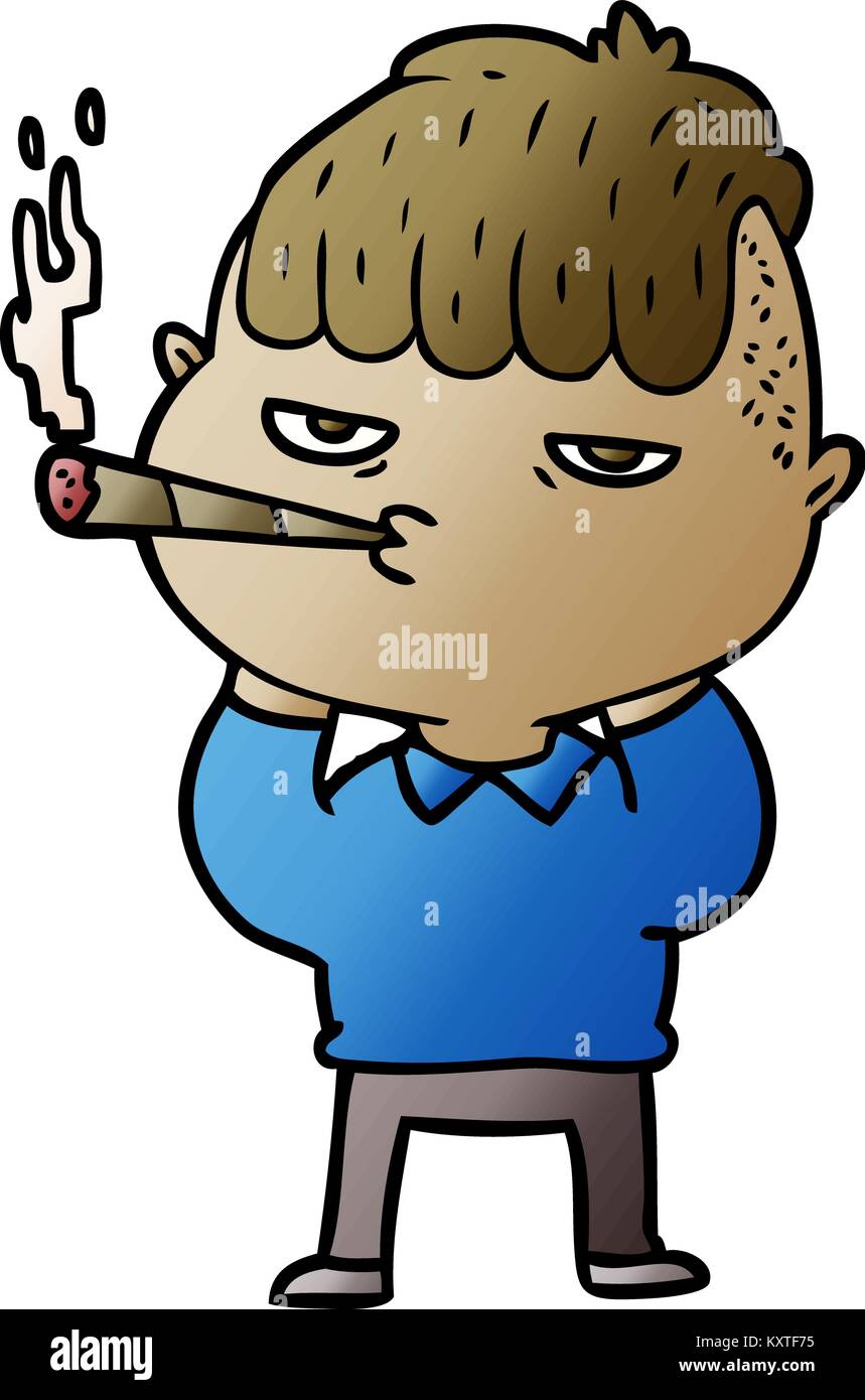 Cartoon boy cigar hi-res stock photography and images - Alamy