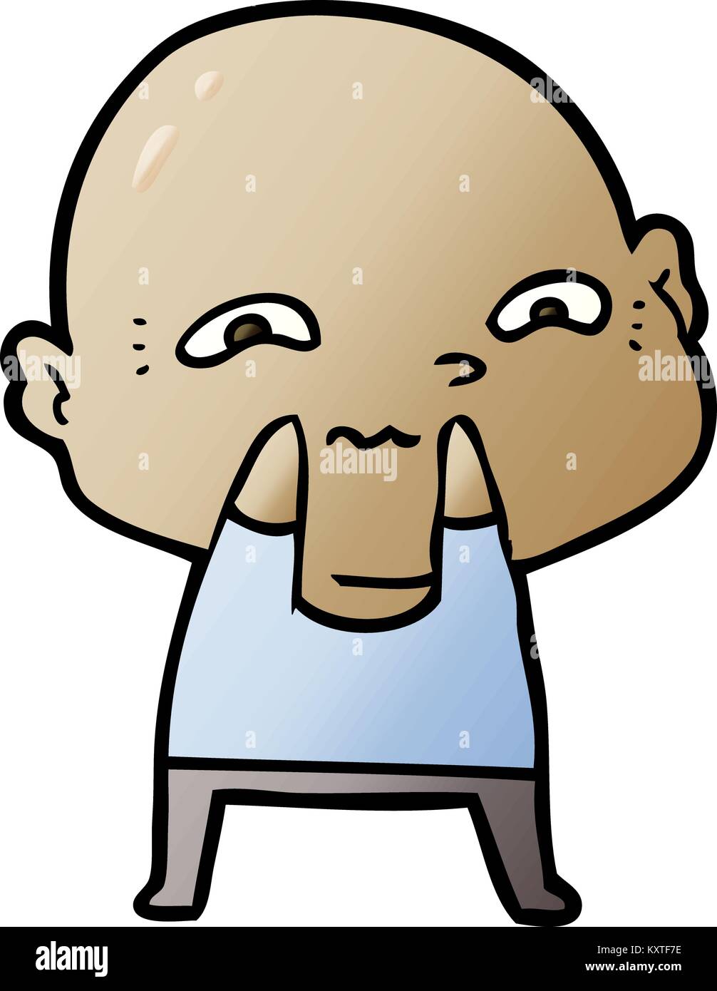 cartoon creepy guy Stock Vector Image & Art - Alamy