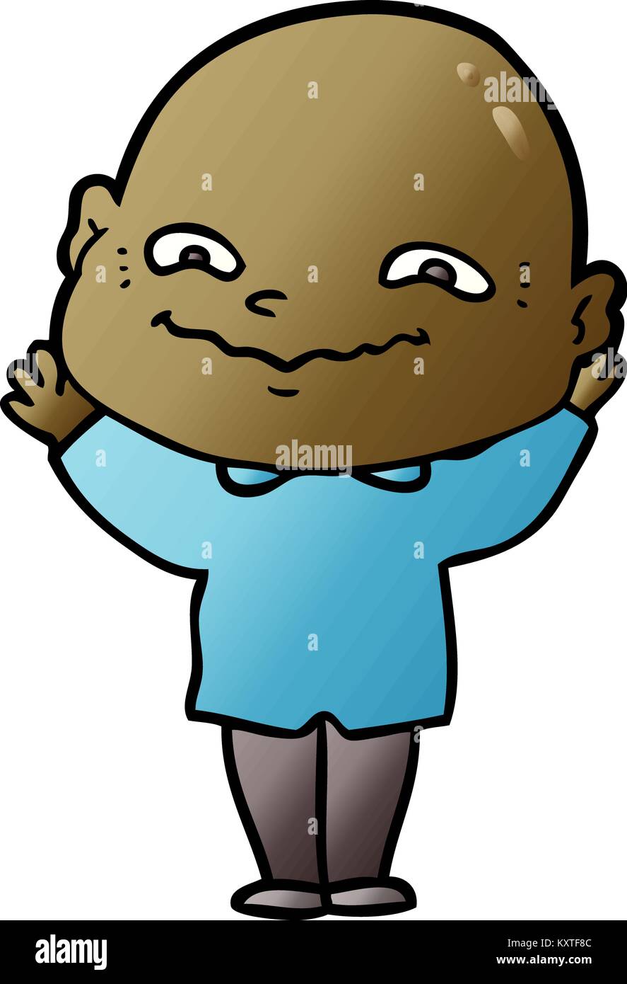 cartoon creepy guy Stock Vector Image & Art - Alamy