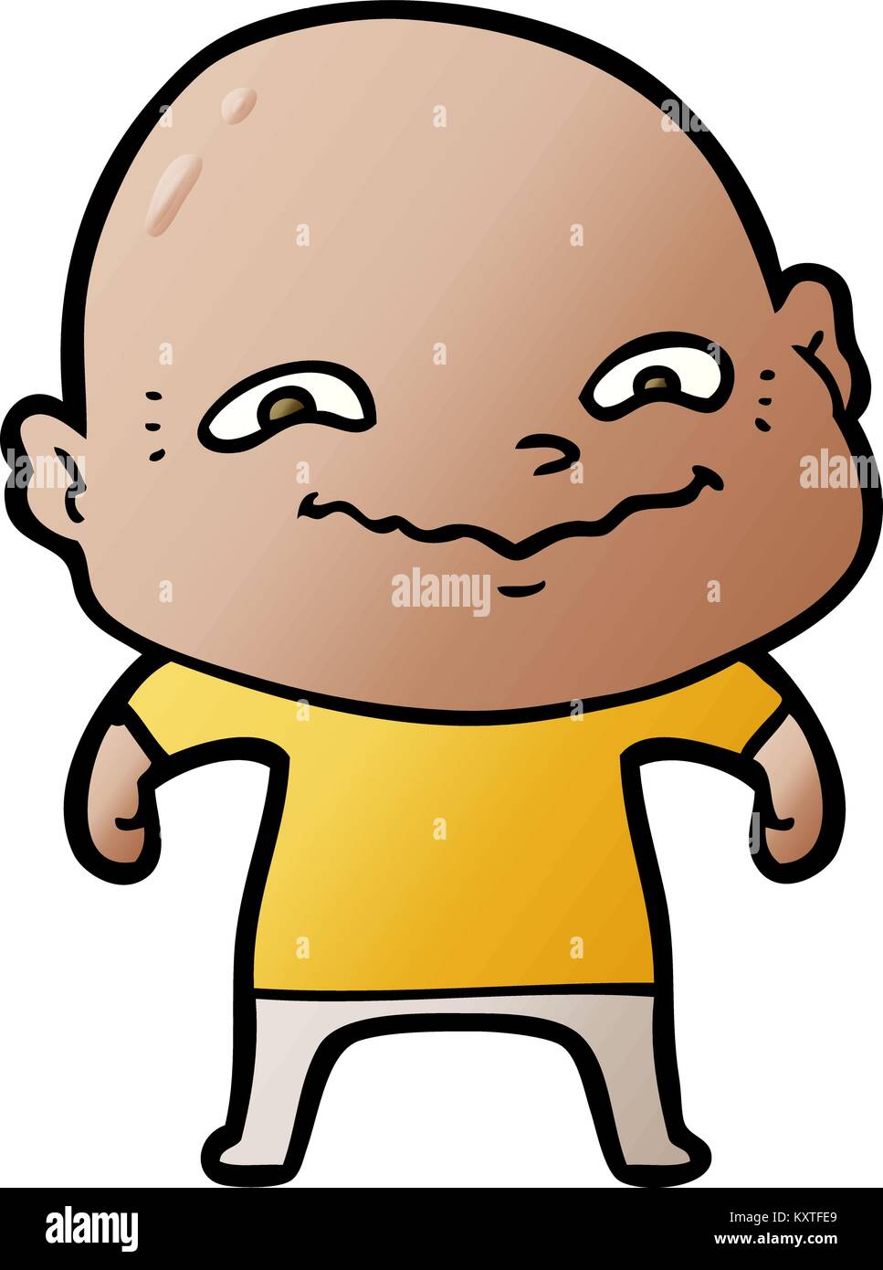cartoon creepy guy Stock Vector Image & Art - Alamy