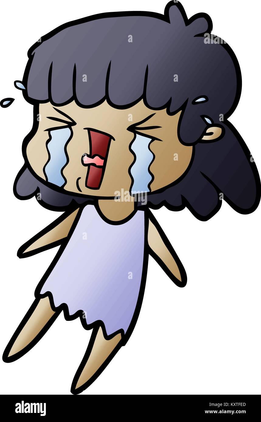 cartoon woman in tears Stock Vector Image & Art - Alamy