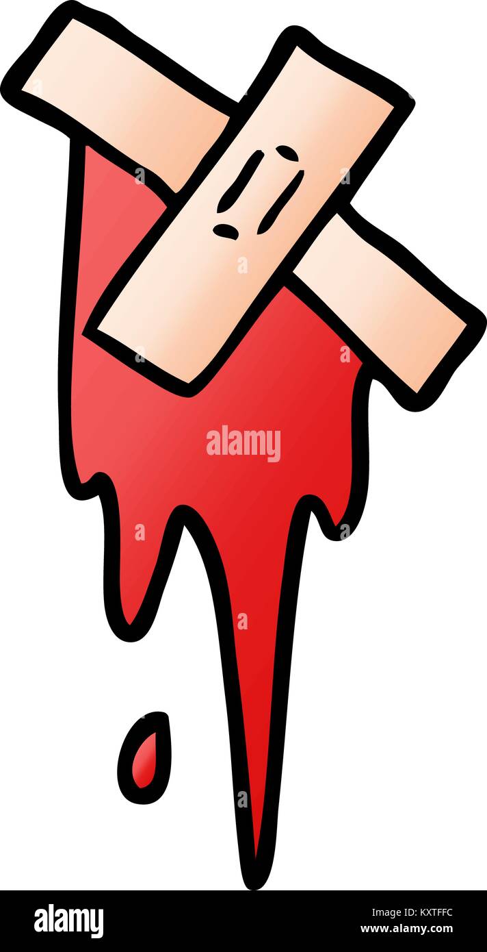 cartoon cut and sticking plaster Stock Vector Image & Art - Alamy