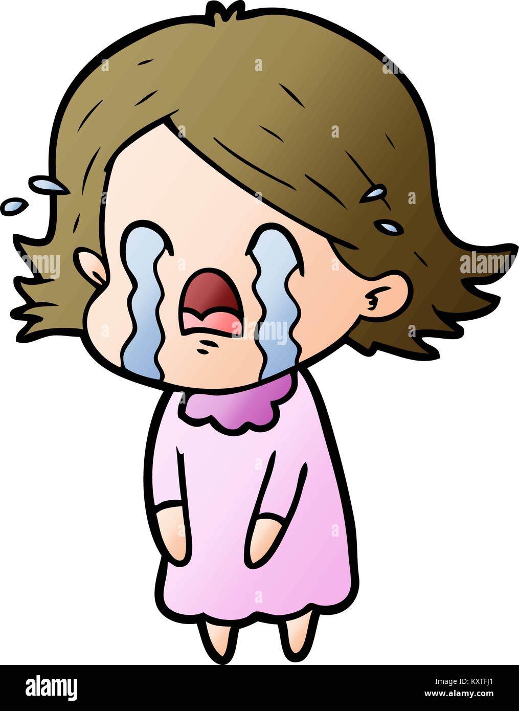 cartoon woman crying Stock Vector Image & Art - Alamy