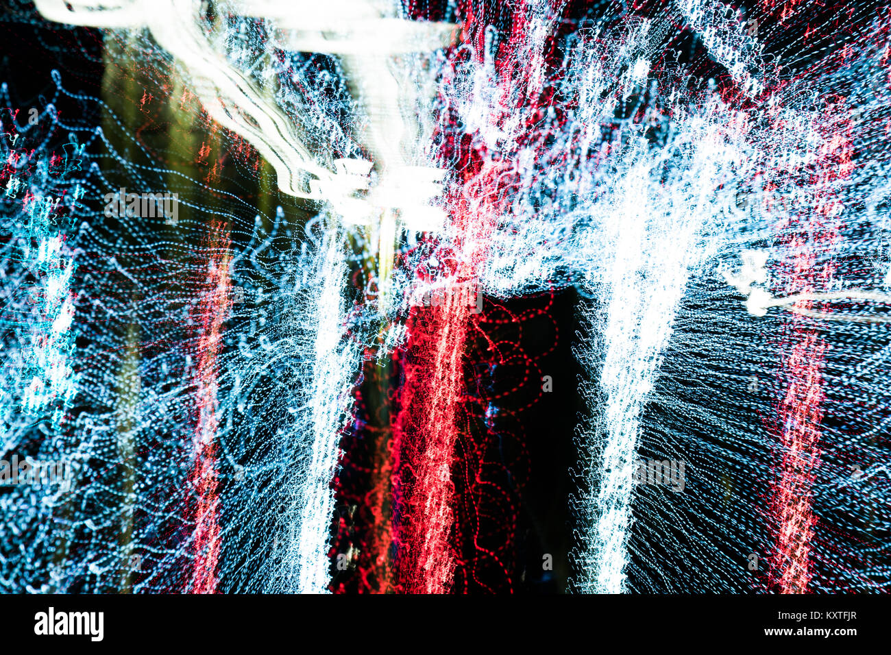 Long exposure lights spin blur Stock Photo - Alamy