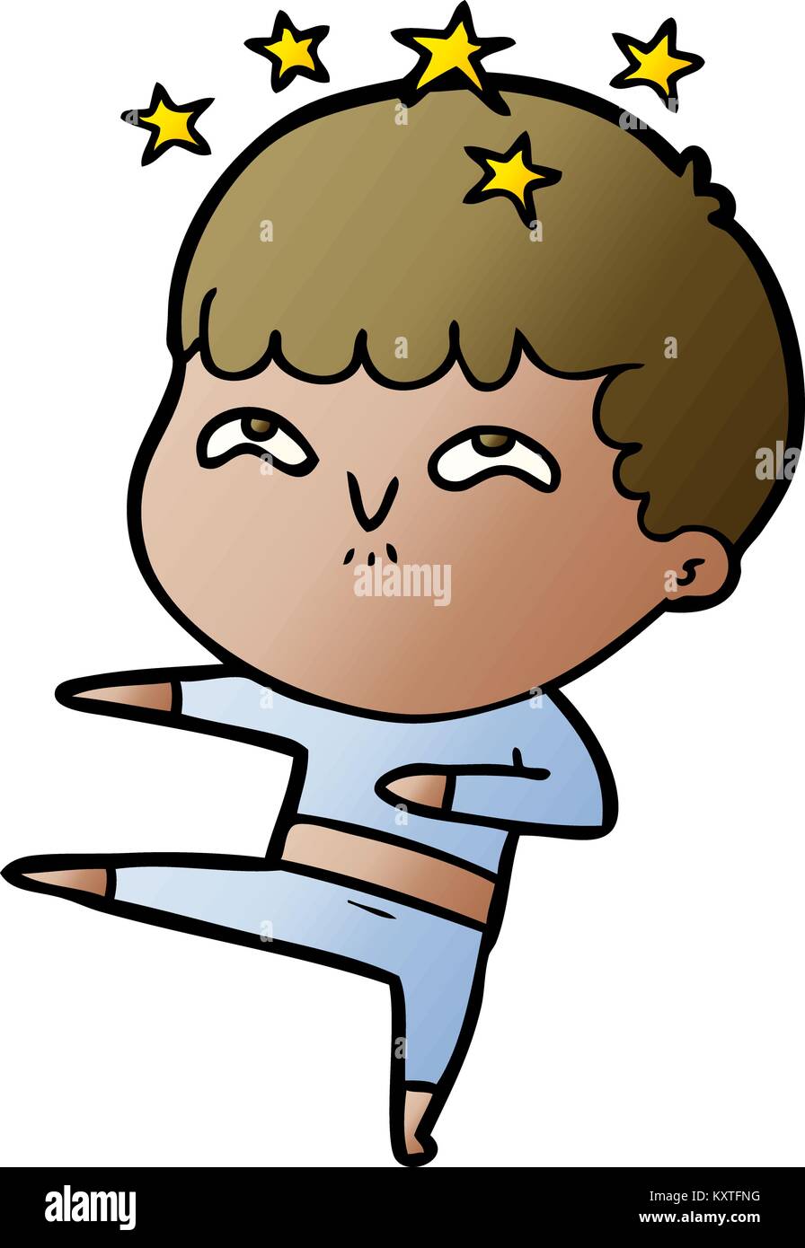 cartoon amazed boy Stock Vector Image & Art - Alamy
