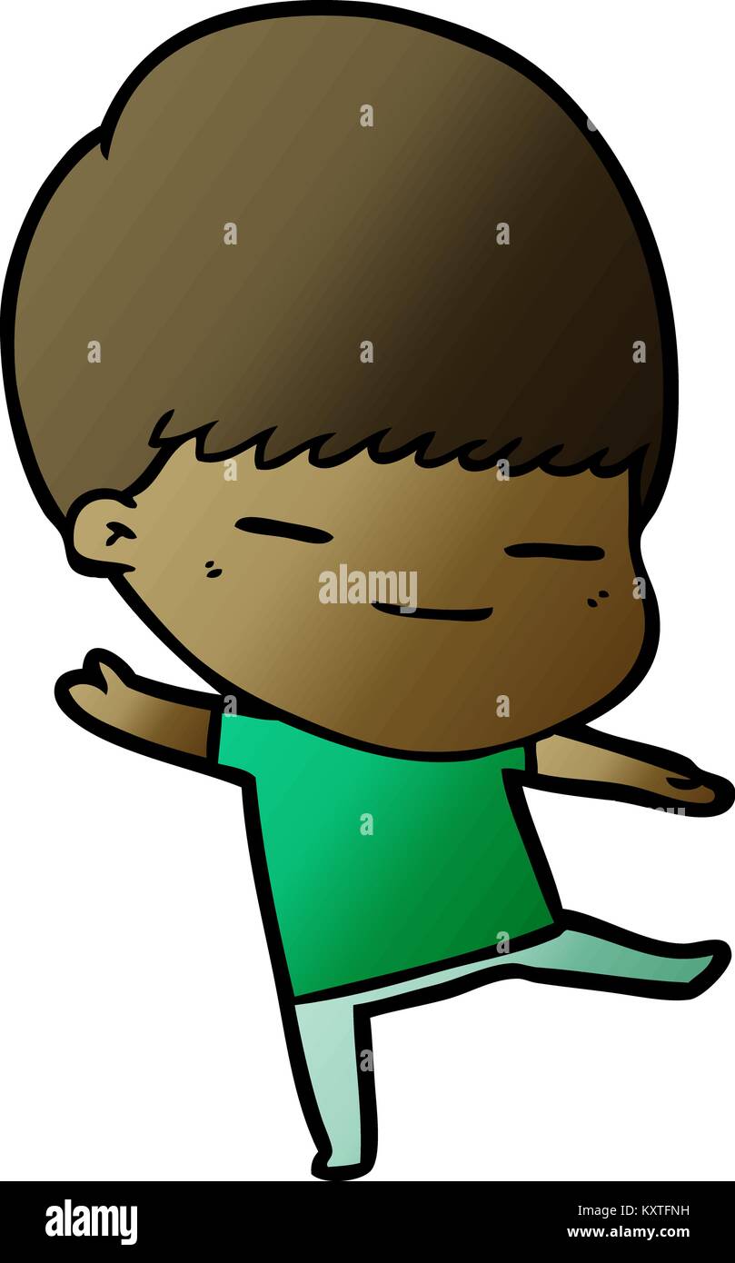 cartoon smug boy Stock Vector Image & Art - Alamy