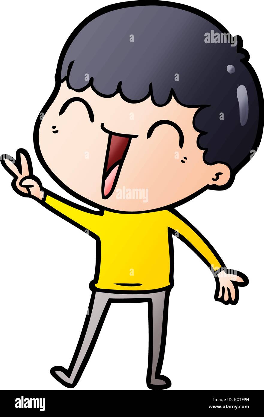 cartoon happy man Stock Vector Image & Art - Alamy