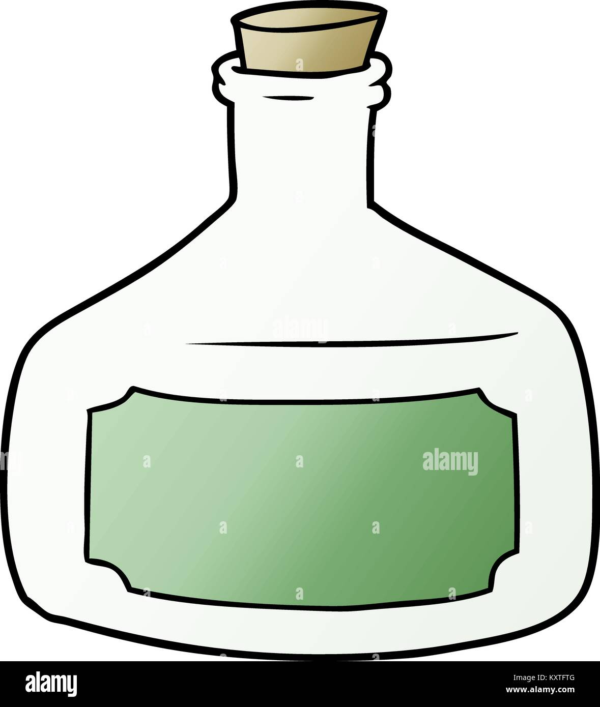 old bottle cartoon Stock Vector Image & Art - Alamy