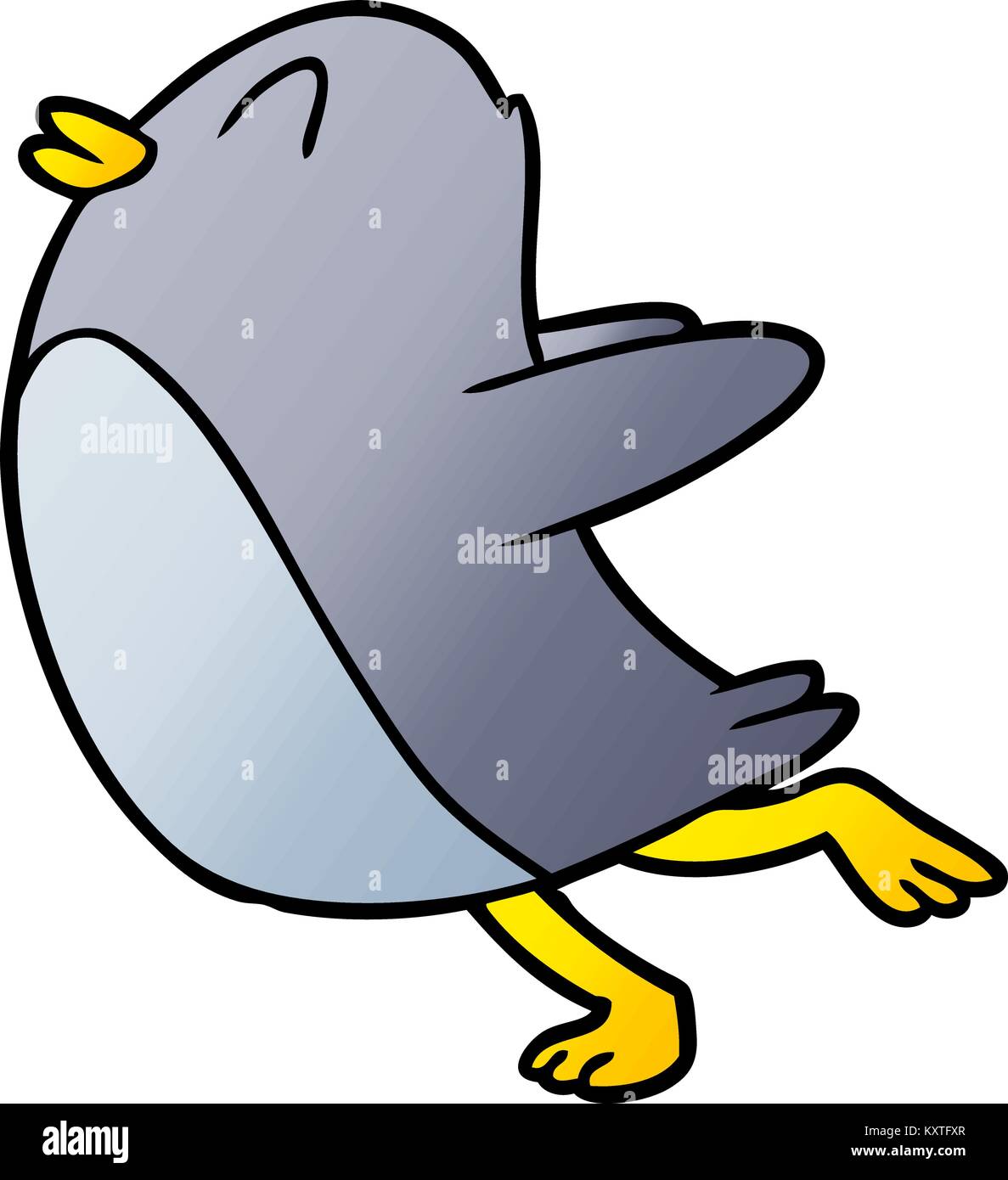 Sliding penguin Stock Vector Images - Alamy