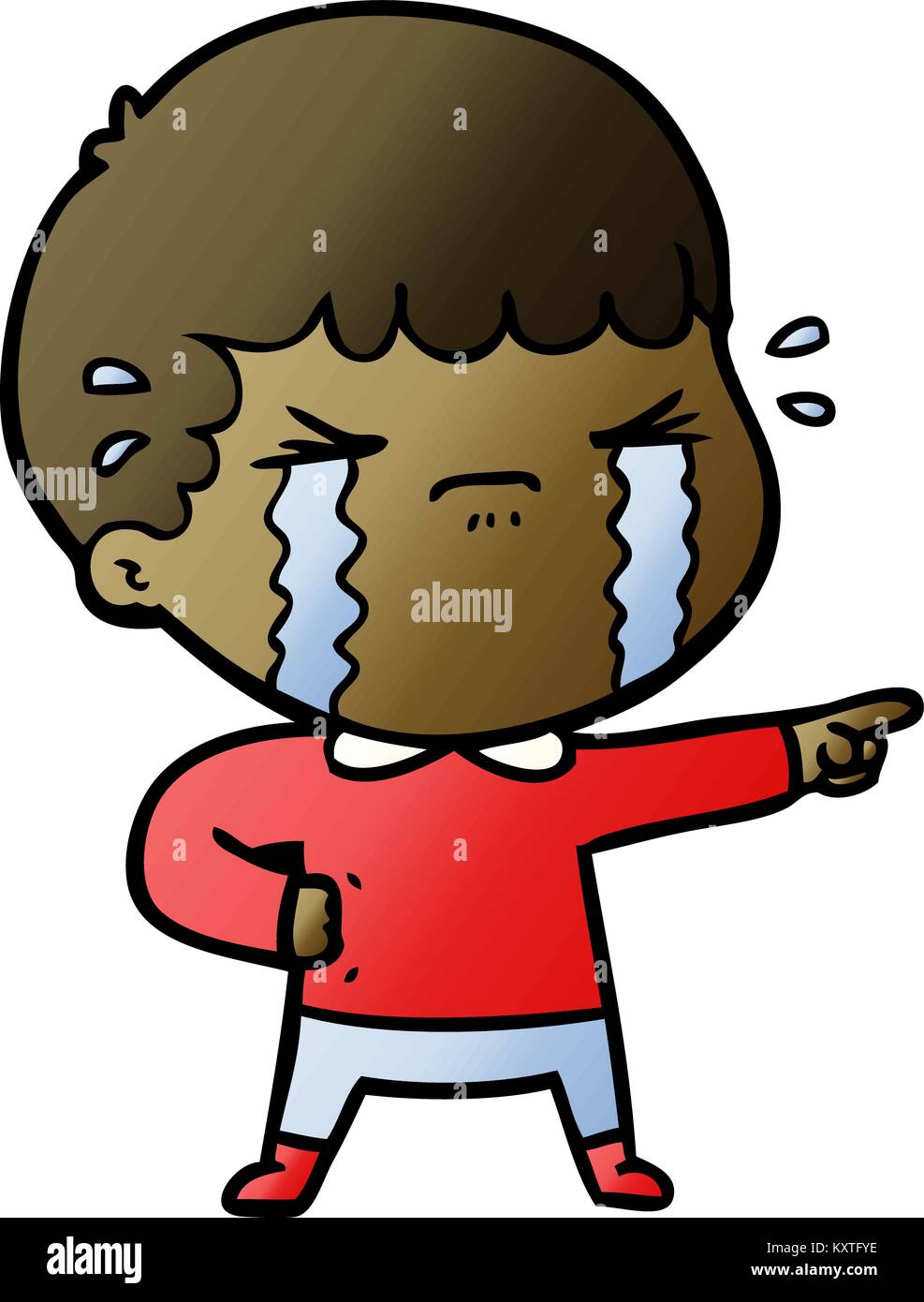 cartoon man crying Stock Vector Image & Art - Alamy